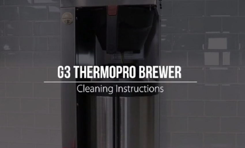 VIDEO: Wilbur Curtis shows how to clean popular brewer - Catering ...